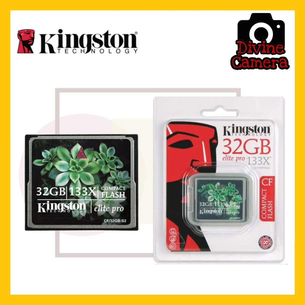 Kingston 32GB / 16GB CompactFlash / CF / Compact Flash Memory Card ...