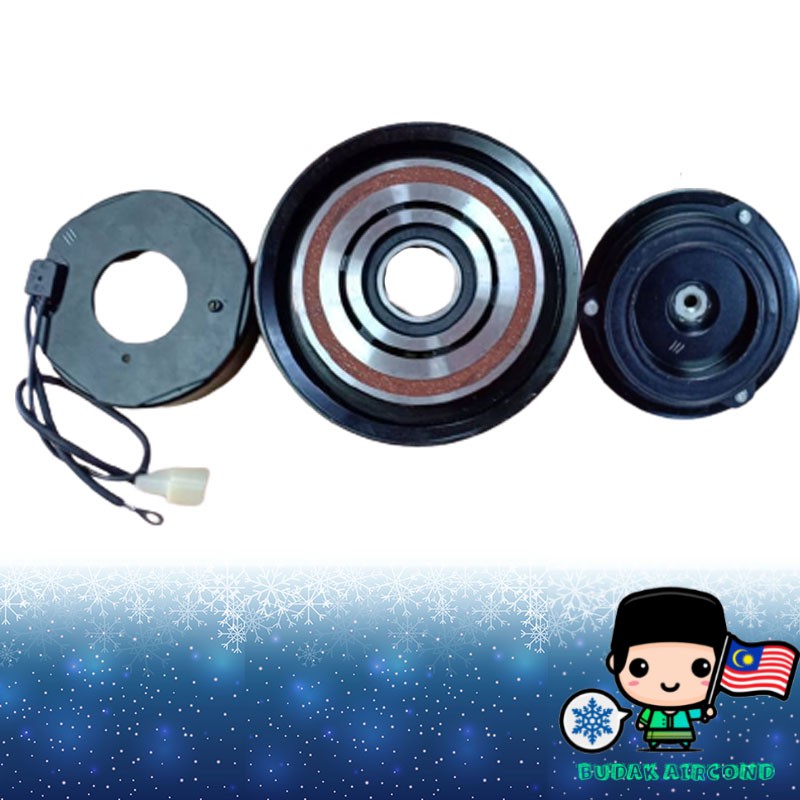 *warranty 1 year*PROTON WIRA 1.6 WAJA COMPRESSOR MAGNET CLUTCH air cond ...