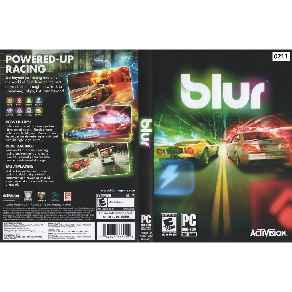 (PC DVD) Blur | Shopee Malaysia