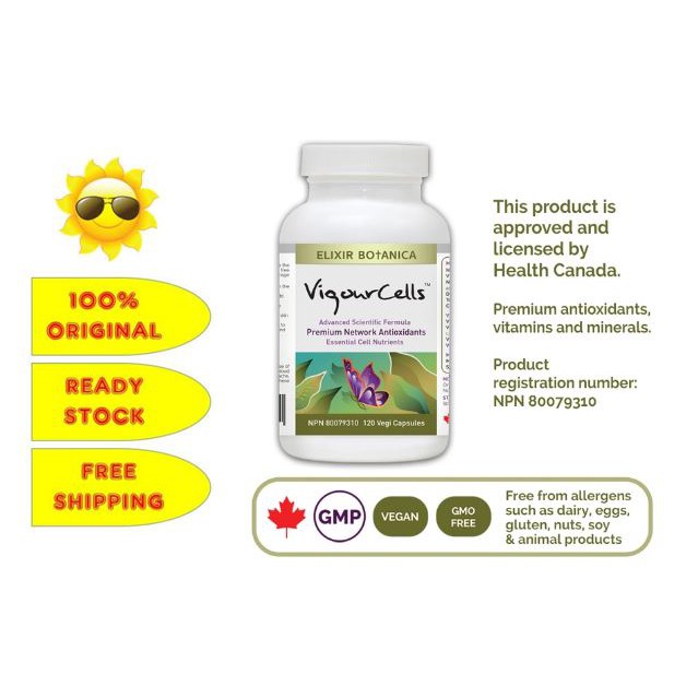 Elixir Botanica Vigour Cells Vege Capsules 60's | Shopee Malaysia