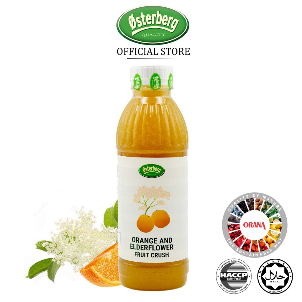 Osterberg Orange & Elderflower Fruit Crush 1L | Shopee Malaysia