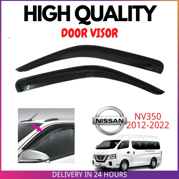 NISSAN NV350 VAN DOOR VISOR HIGH QUALITY AIR PRESS VISOR 4PCS | Shopee ...