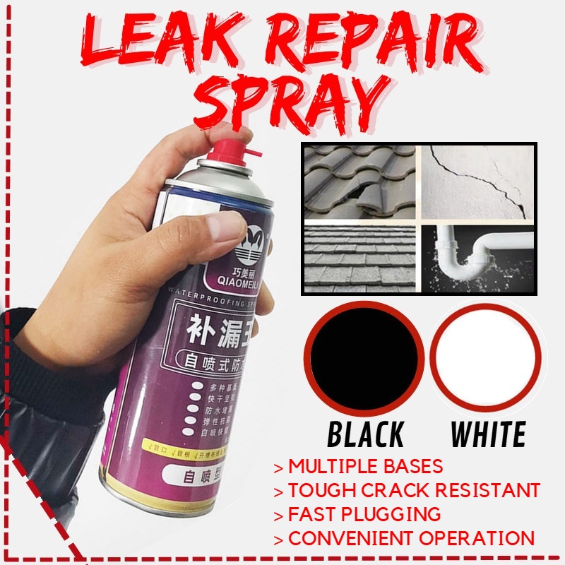 Fast Fix 450ml Waterproof Leak Seal Repair Spray Sealant Stop Leaking ...