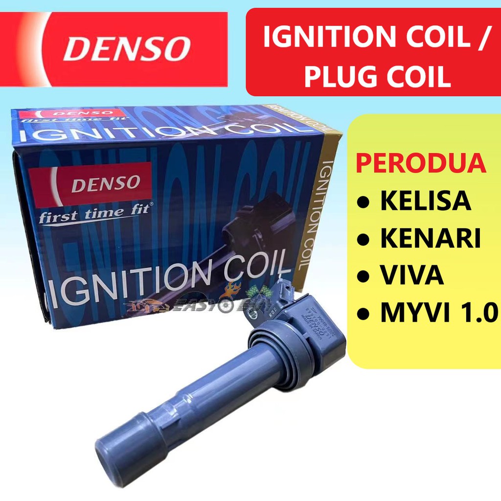 ( 100% ORIGINAL ) DENSO KELISA KENARI VIVA MYVI 1.0 IGNITION COIL ...