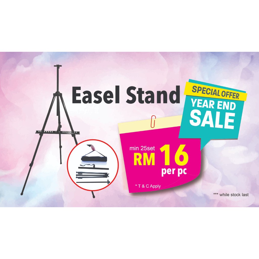 Tripod Easel Stand For Advertising Display, Painting and Drawing ...