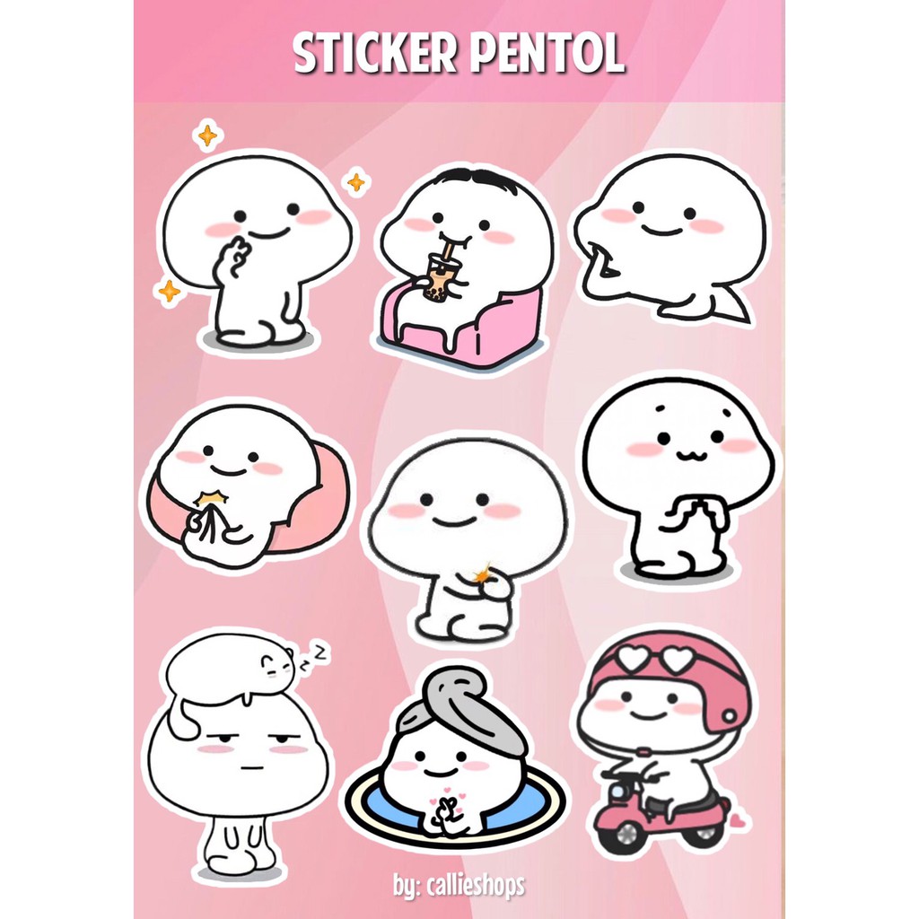 Cute STICKERS PENTOL | Shopee Malaysia