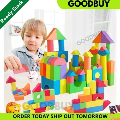 EVA Building Brick Block Foam Early Learning Soft Kids Toys & Education ...