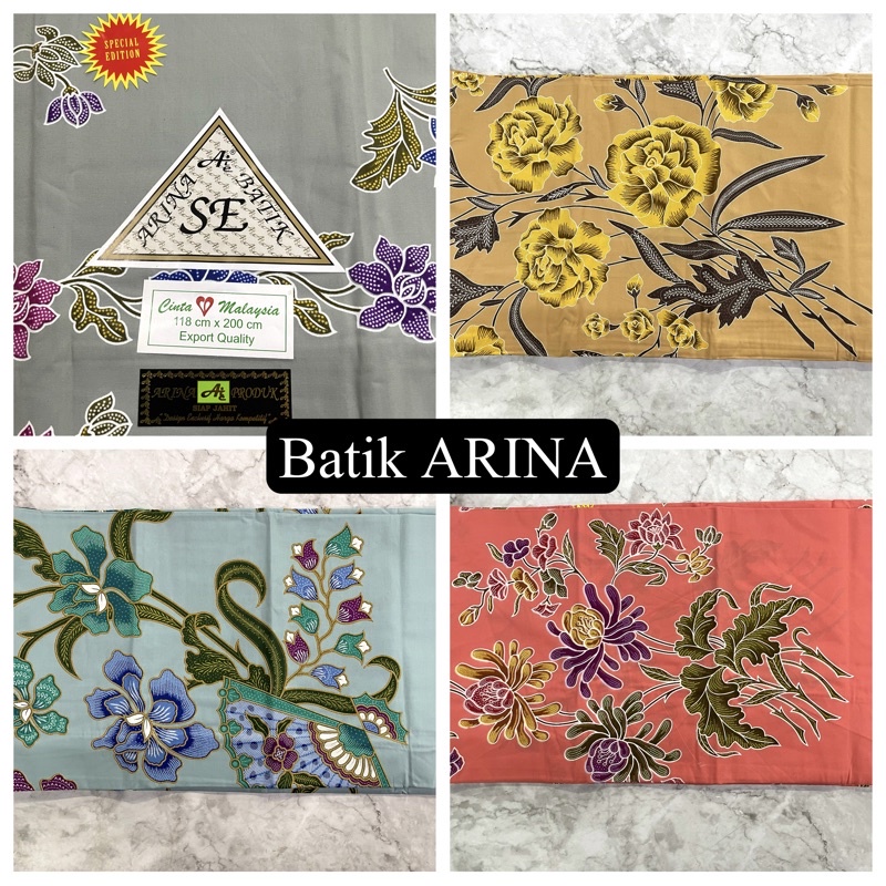 PKL Kain Batik / ARINA SE / 2Meter Siap Jahit | Shopee Malaysia