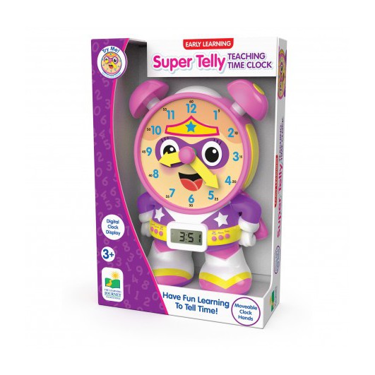 The Learning Journey International Super Telly Teaching Time Clock ...