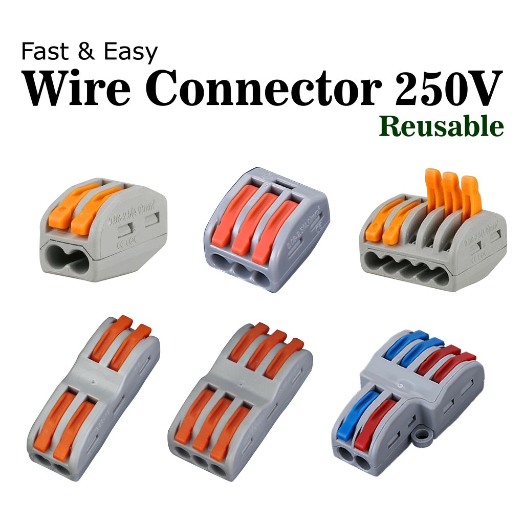 Ready local stock! Wire terminal 220V 快速电线连接器 | Shopee Malaysia