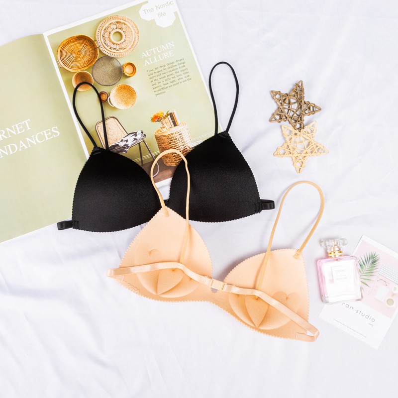 Sexy Beauty Underwear One-piece Gathering Thin Heart-shaped inner cup ...