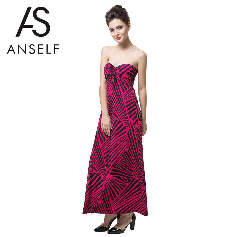 (READY STOCK)Anself Elegant Strapless Padding String Front Women's ...