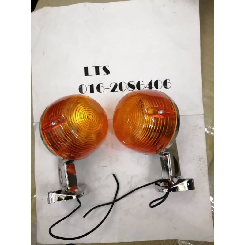 C70 Rear Singnal Set Chrom STD HONDA | Shopee Malaysia