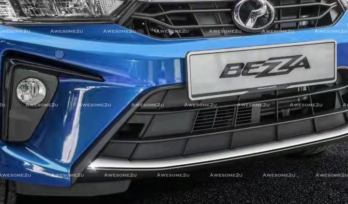 Awesome2u Perodua Bezza Stainless Steel Front Bumper Grille Garnish ...