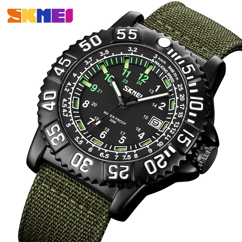 SKMEI 9281 New Fashion Brand Quartz Watch Men Military Style Clock ...