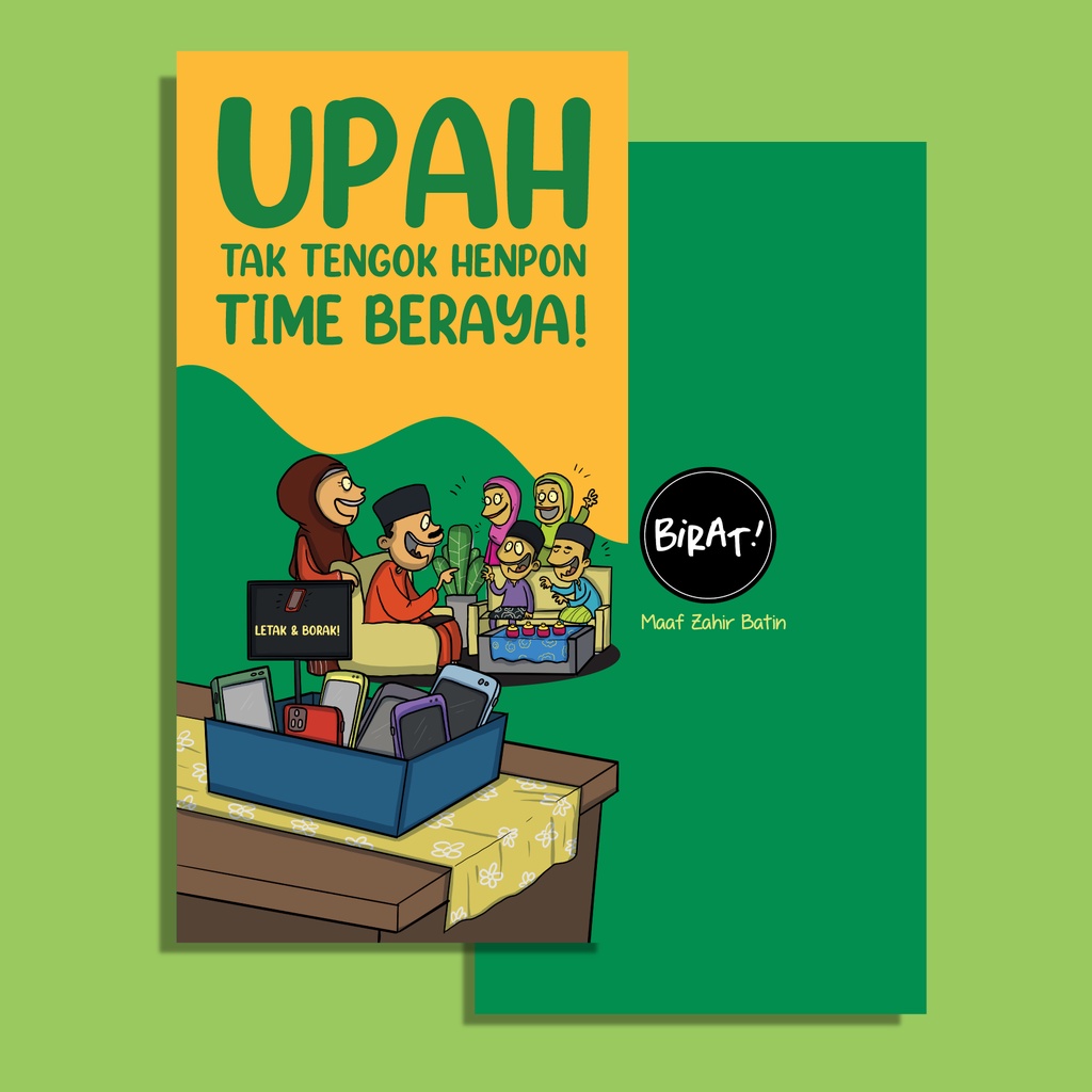 Sampul Duit Raya Komik Birat 2022 - Upah Tak Tengok Henpon (10pcs/1 ...
