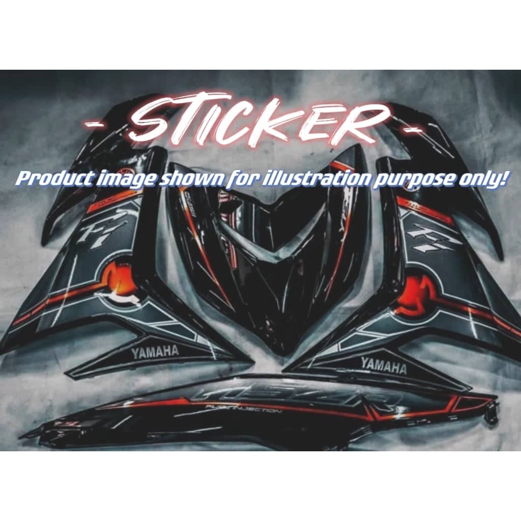 Y15 Y15ZR V1 V2 Custom Thailand Design ( 43 ) Body Cover Set Stripe ...