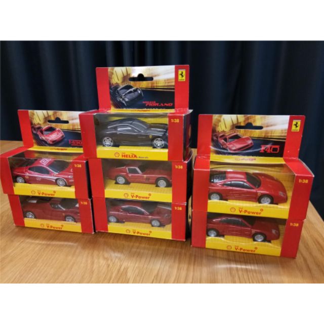 SHELL-FERRARI MODEL CARS (FULL SETS YEARS 2008) | Shopee Malaysia