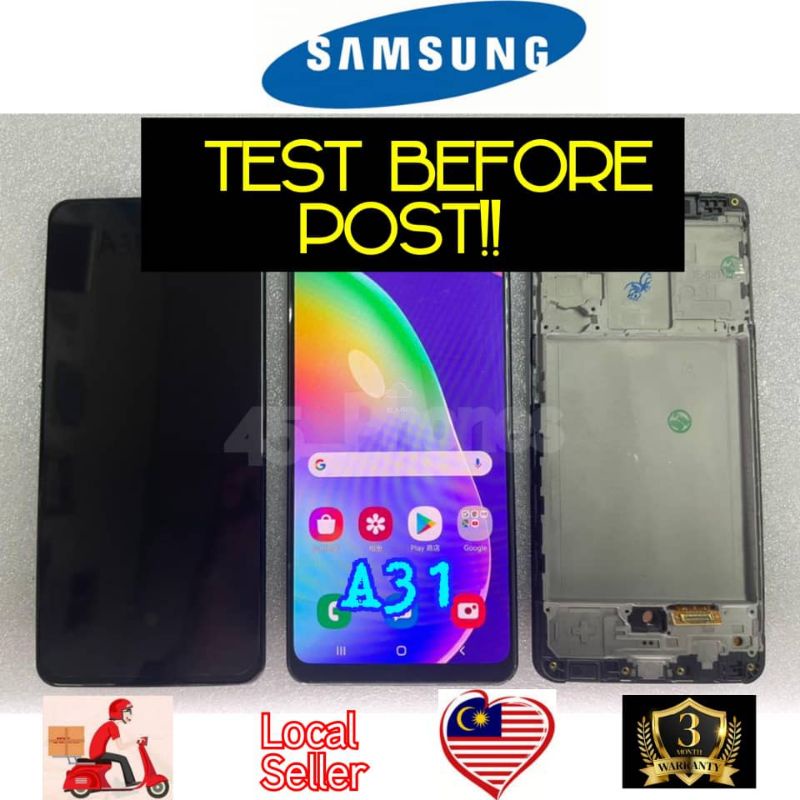 OMP45 (Ready Stock) SS A315f Galaxy A31 LCD DISPLAY TOUCHSCREEN DIGITIZER | Shopee Malaysia