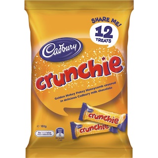 Cadbury Australia Crunchie Sharepack 12 Pack 180g/HALAL Product ...