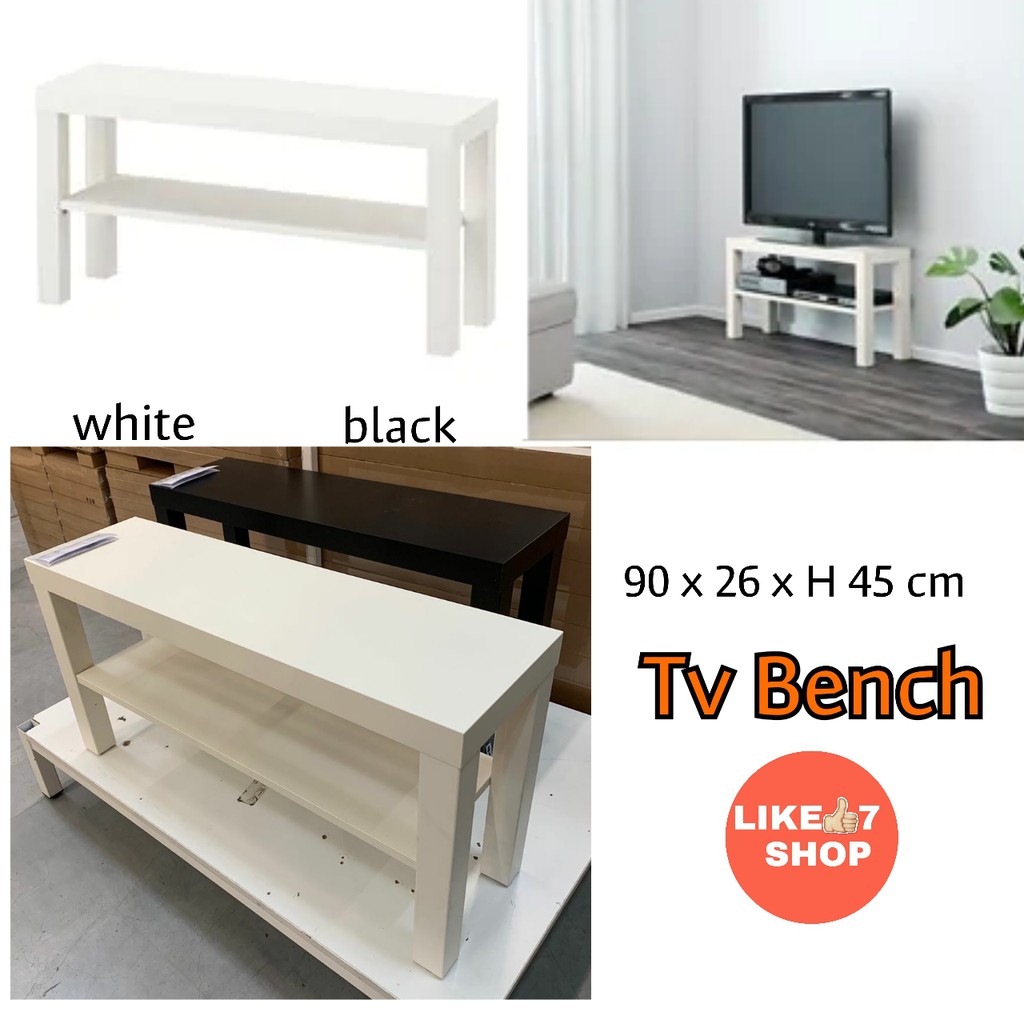 IKEA LACK TV bench ( black,white) | Shopee Malaysia