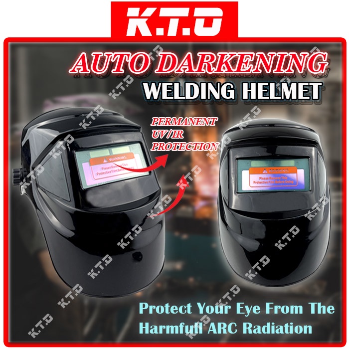 ABB SOLAR AUTOMATIC DARKENING WELDING HELMET ADJUSTABLE WELDING MASK ...