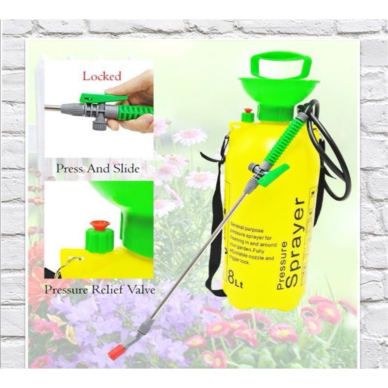 Spray Racun Rumput Siram Pokok Spray Padi 8 Liter 5L OR 8L PRESSURE ...