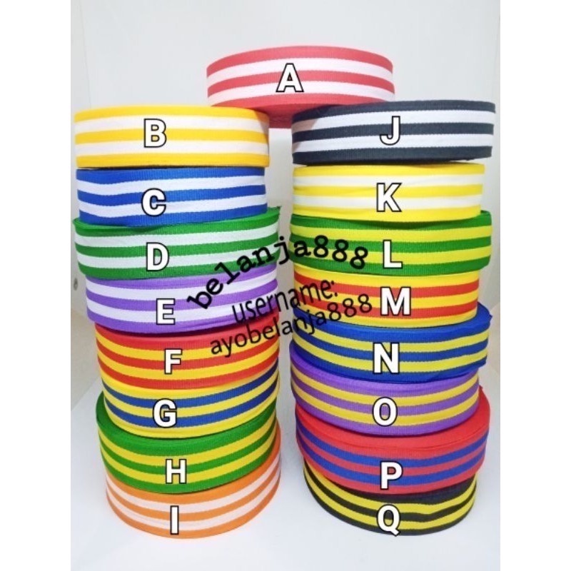 Medal ribbon/medal strap for trophy charter 3cm wide-1 Roll | Shopee ...