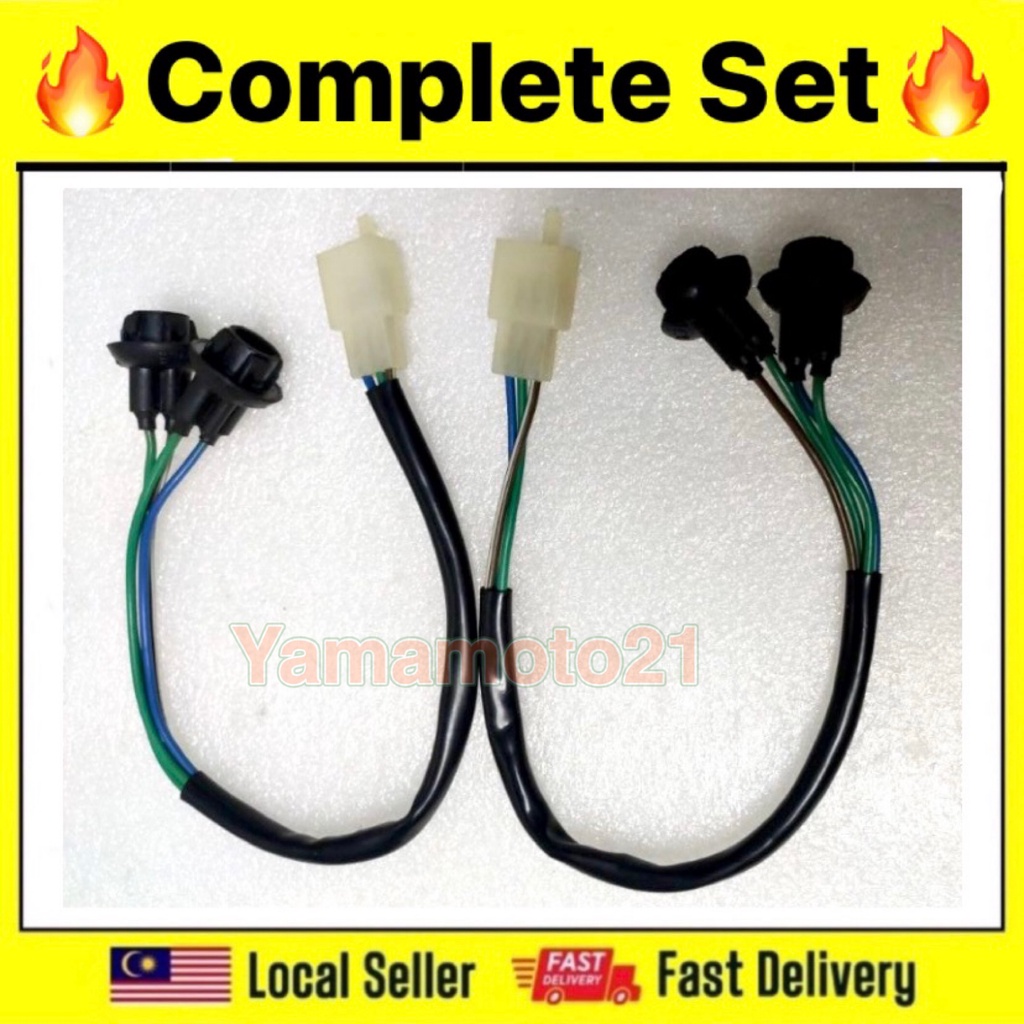 YAMAHA LC135 V1 V2 FRONT SIGNAL SOCKET WIRING SIGNAL LAMP LIGHT SOKET LAMPU SIGNAL DEPAN LCV1 ...