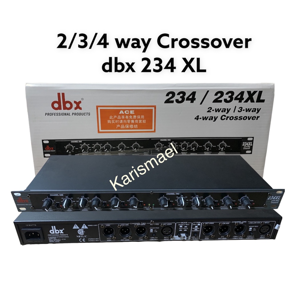 Dbx crossover 234XL/234 XL audio crossover | Shopee Malaysia