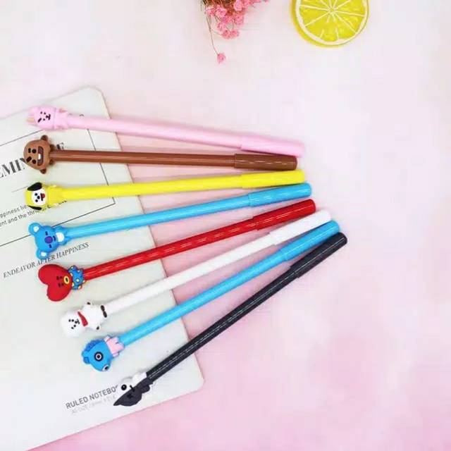 Bts BT21 Character Pen (1 Dozen) | Shopee Malaysia