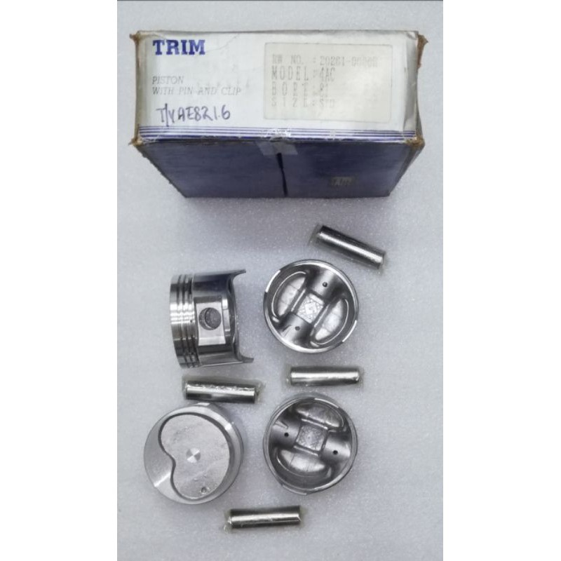 TOYOTA AE82 4AC 1587CC PISTON WITH PIN AND CLIP 20261-STD BORE-81MM ...