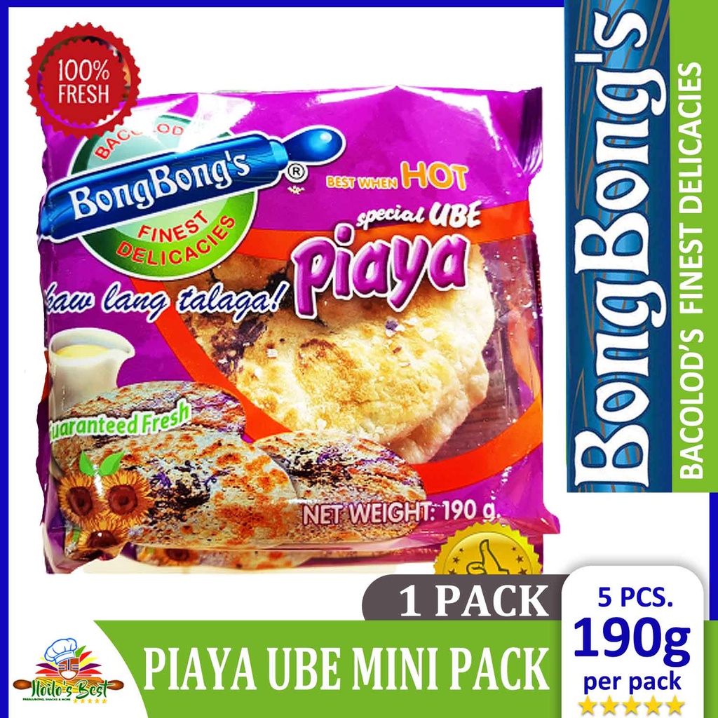 Iloilo's Best | Piaya Ube Mini Pack | Bongbong's Finest Delicacies | 5 ...