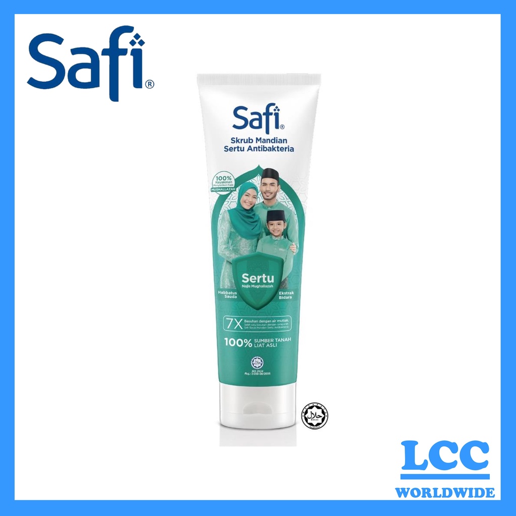 Safi Antibacterial Scrub Sertu Samak 300g | Skrub Sertu | Shopee Malaysia