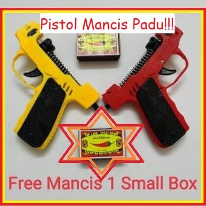 💥Gun matches / Pistol Mancis 💥 FREE 1 KOTAK MANCIS 💥 BARANG READY STOCK ...