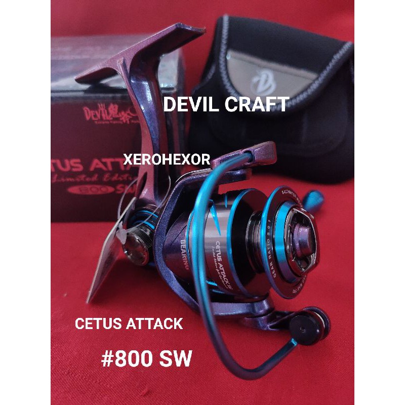 DEVIL CRAFT Cetus Attack 800 SW Limited edition spinning fishing reel ...
