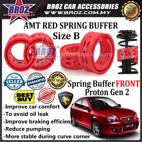 Proton Gen 2 OEM Front B-Type Car Shock Absorber Buffer - Red | Shopee ...