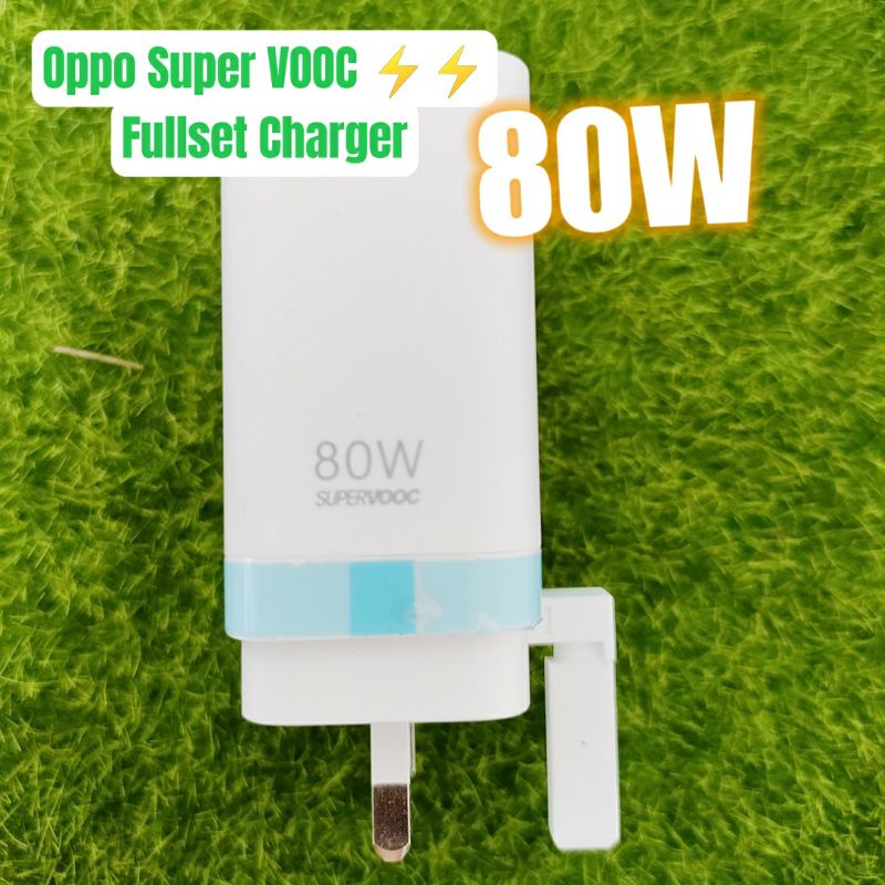 Original Oppo 80W Charger Adapter Super VOOC 3.0 Power Adapter With 6 ...