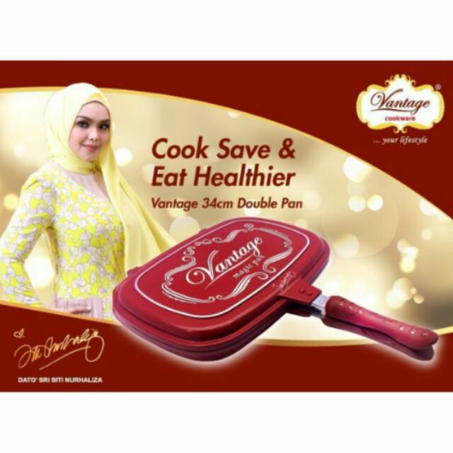 🎉MEGA OFFER🎉VANTAGE MAGIC PAN 34CM ORIGINAL ( Ada free gift tau🎁 ...