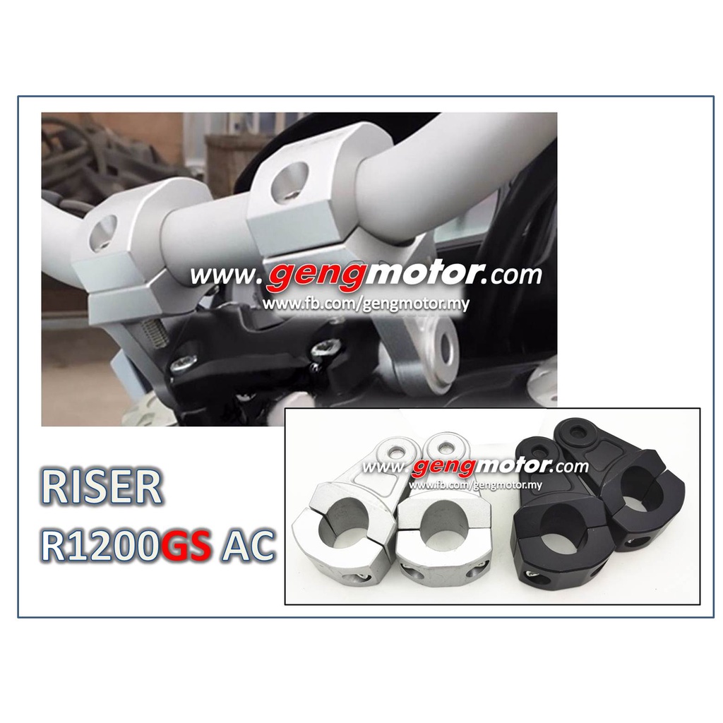 RISER FOR HANDLE BAR BMW R1200GS AC 2006 2007 2008 2009 2010 2011 2012 ...