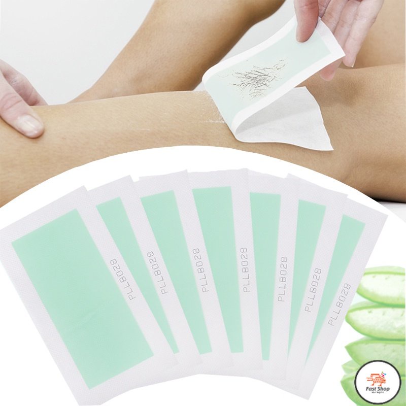 FS 1/5 Pcs Painless Armpit Lips Leg Hair Remover Stickers Wax Paper ...