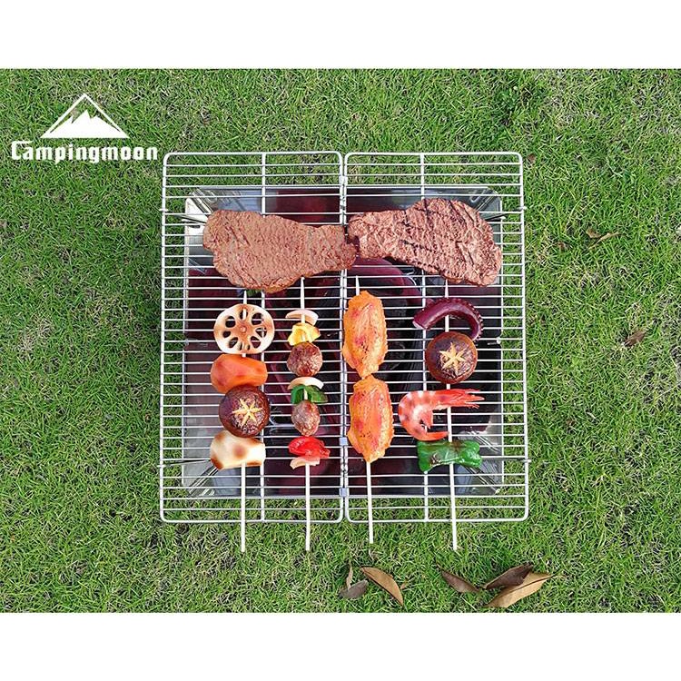 Campingmoon MT-2 Medium Portable Grill Barbecue Pit Stove bbq stove BBQ Grill With Easy Storage ...