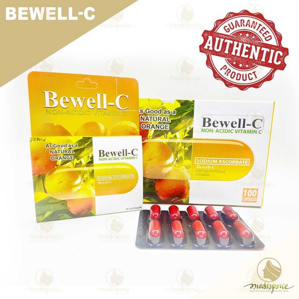 Bewell C 10 Capsules Sodium Ascorbate Non Acidic Vitamin C & Authentic | Shopee Malaysia
