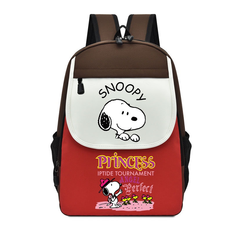 Cartoon Snoopy Backpack School Bag for Women Men Backpack Computer Bag ...
