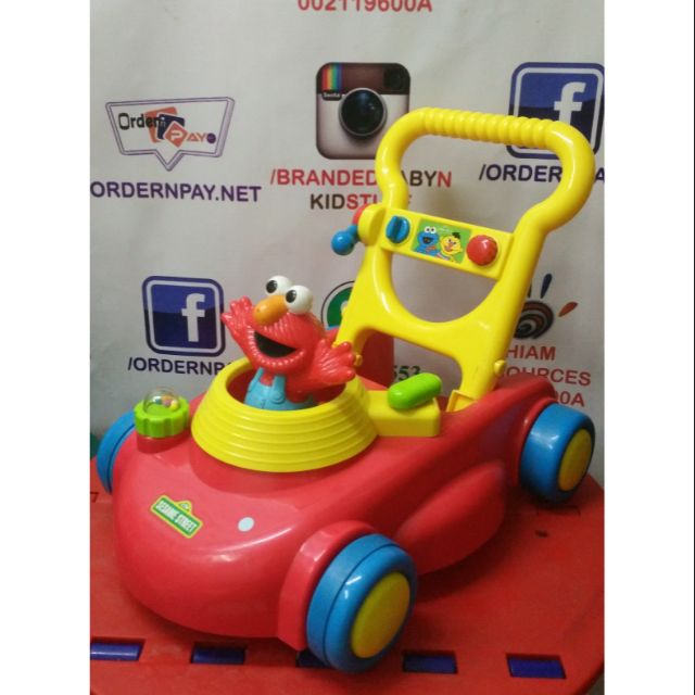 Preloved sesame street elmo grow and go push walker | Shopee Malaysia