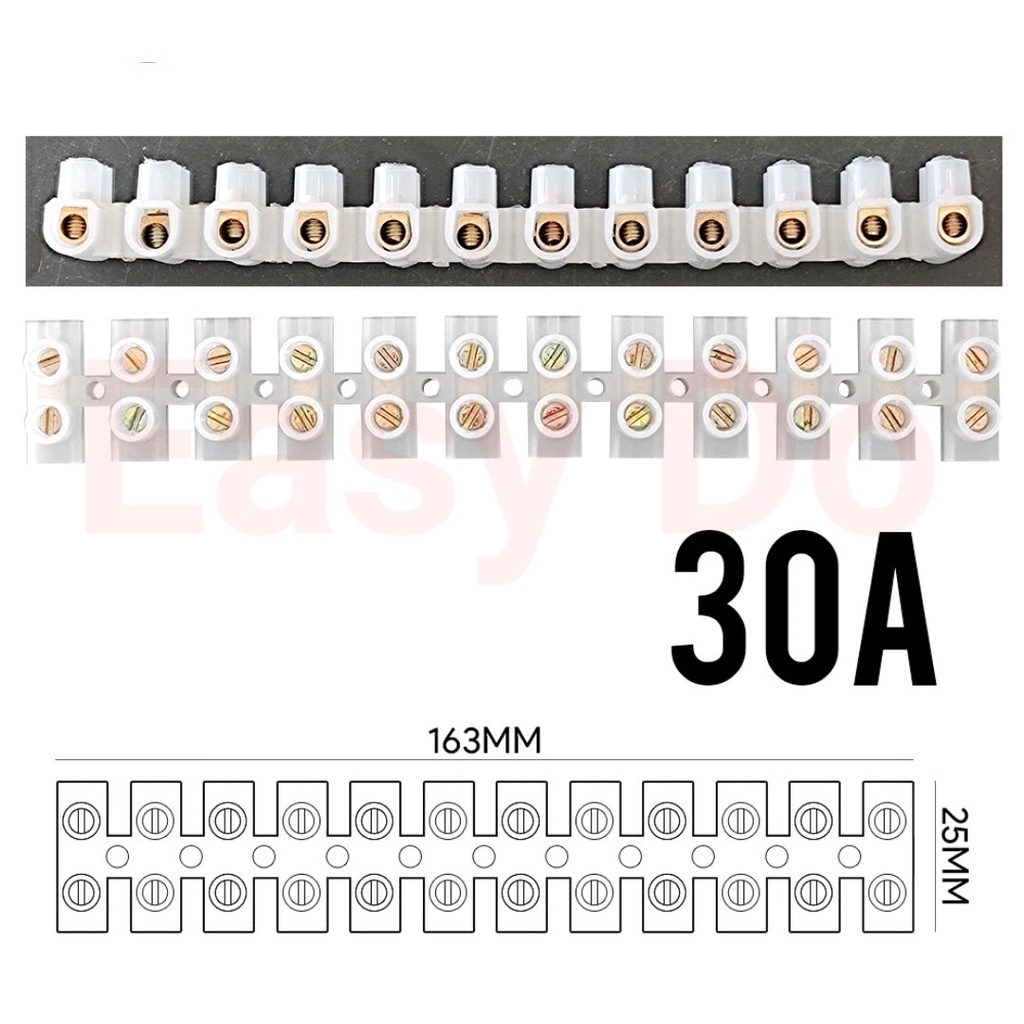 5A 10A 15A 20A 30A PVC Wire Cable connector connecter Terminal Block 12 ...