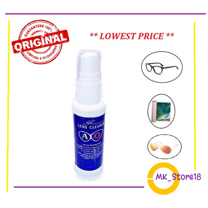 AO Lens Cleaner Spray For Eyeglasses (50ml/60ml) | Shopee Malaysia