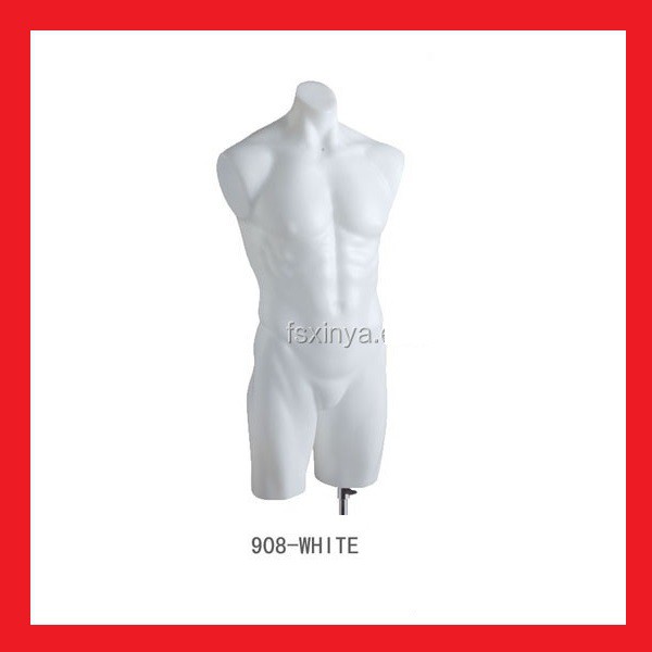 Non-breakable Plastic Half Body Torso Female Man Men Mannequin with ...