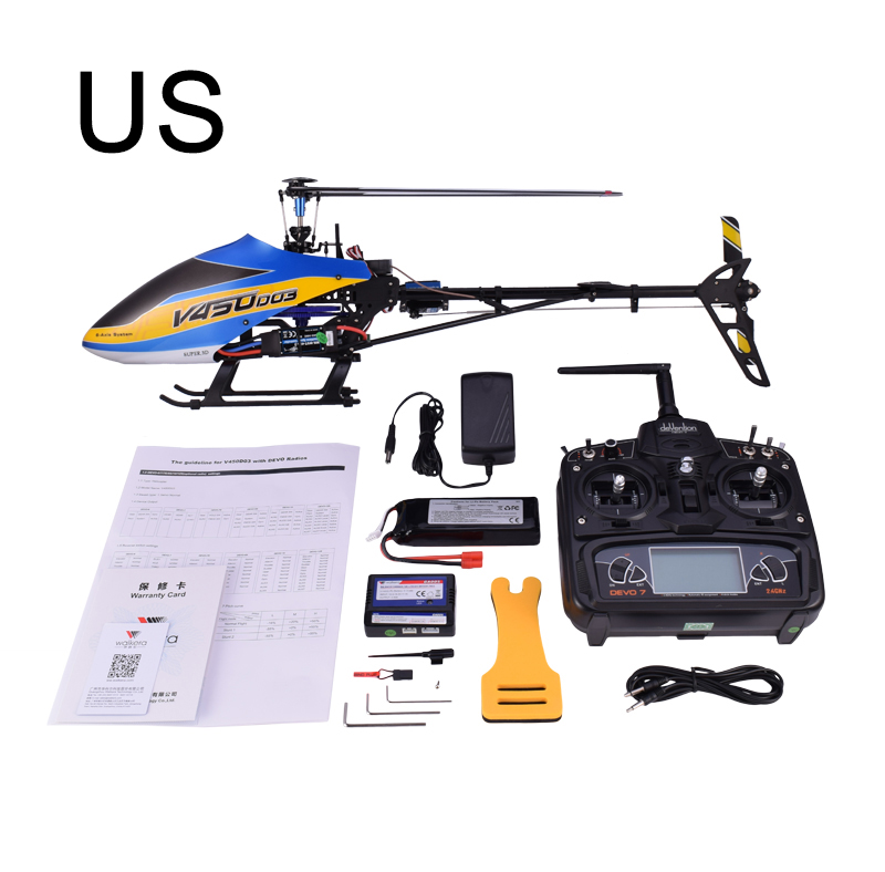 Walkera RC Helicopter V450D03 Helicopter RC Professional Remote Control Helicopter Aircraft ...