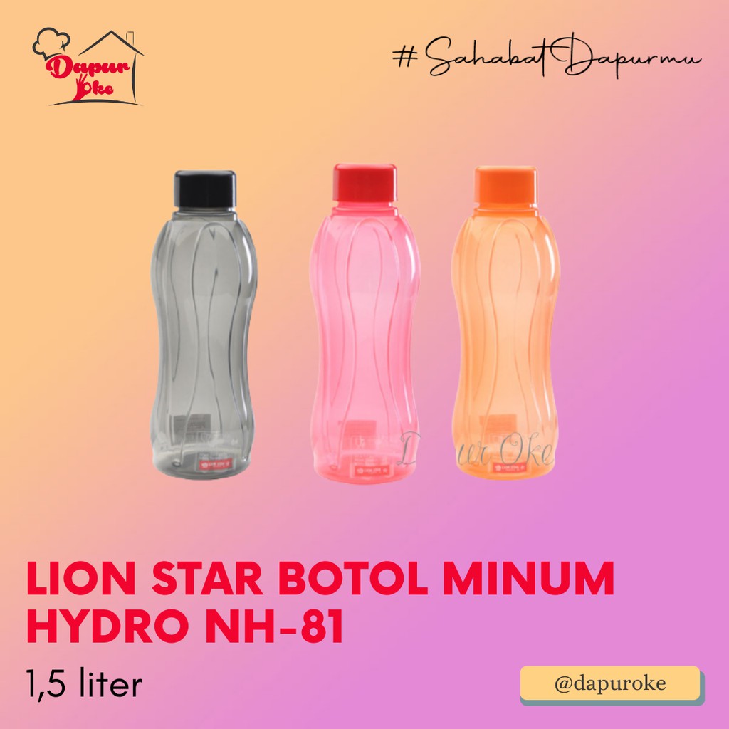 Lion Star Hydro Drinking Bottle 1500 ml NH-81 / Drink Bottle | Shopee ...